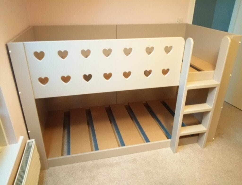 Standard Bunk Bed With A Ladder