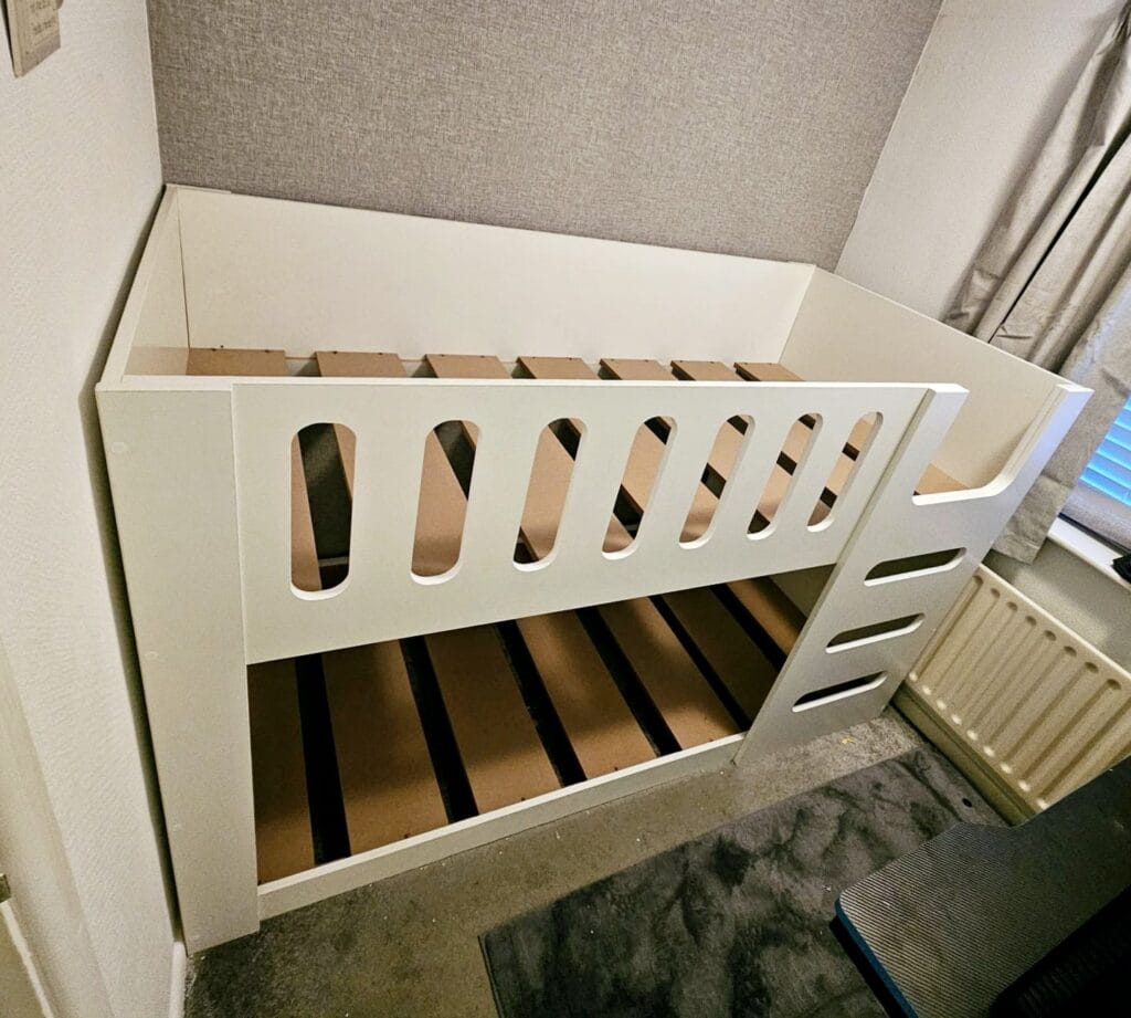 Standard Bunk Bed With A Ladder