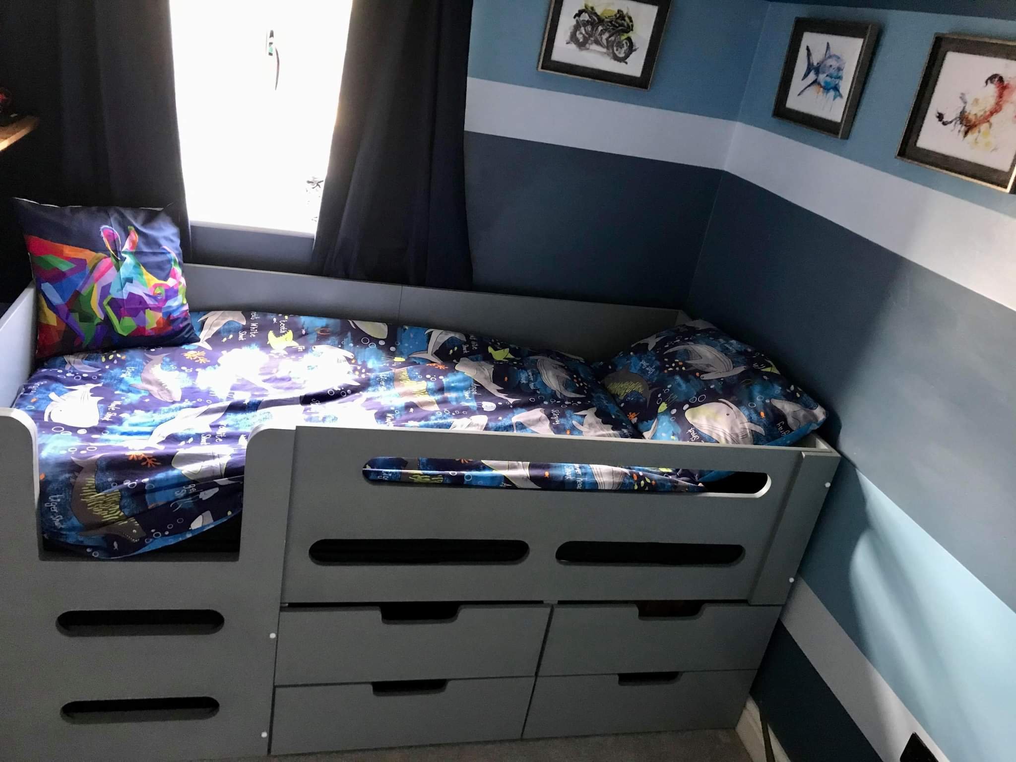 cabin storage bed
