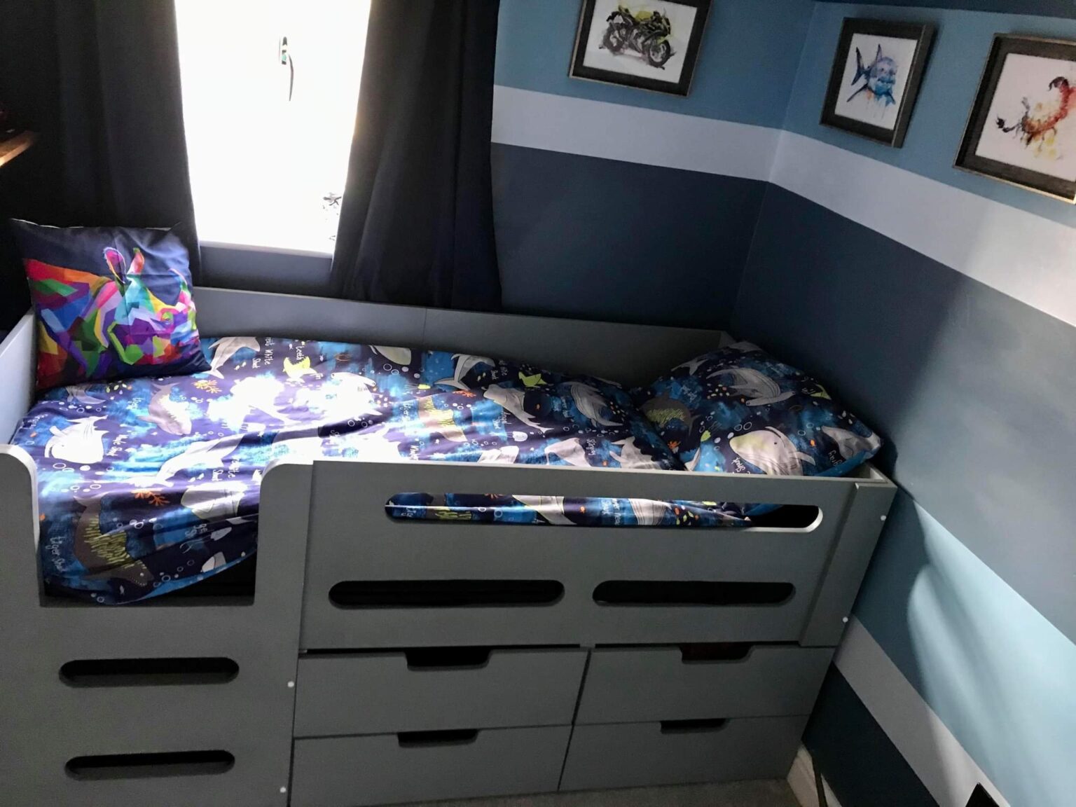 cabin storage bed